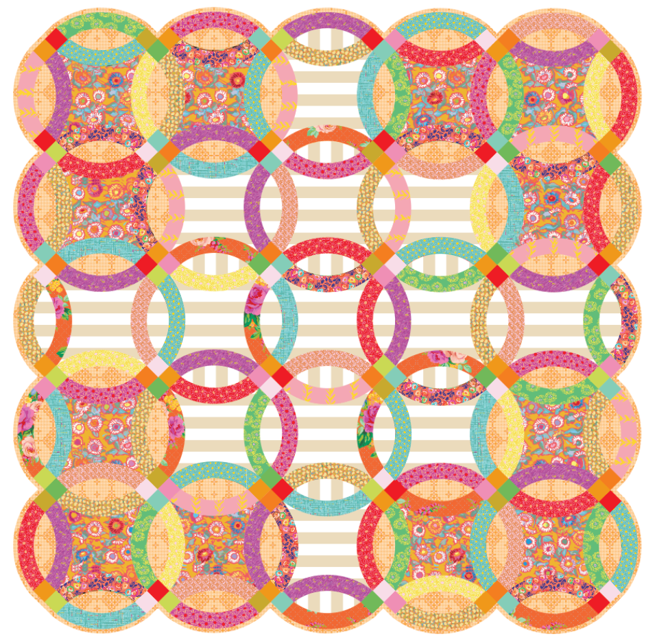 Single wedding ring quilt pattern 60 photos - Astyledwedding.com