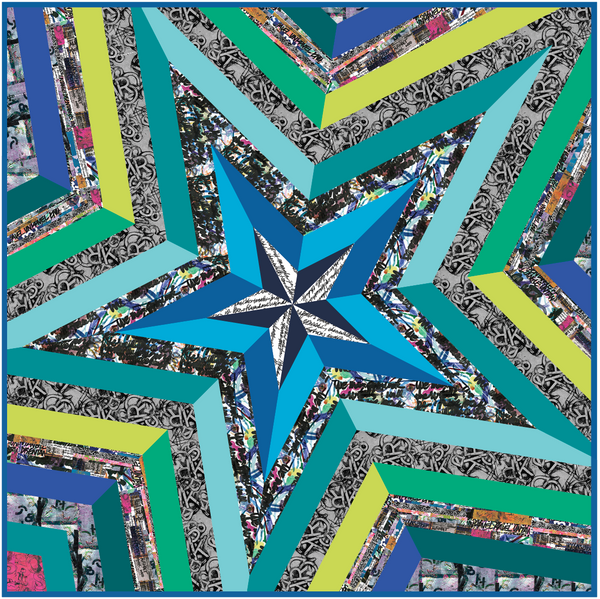 *NEW* Star Storm 80” Quilt Kit - Electric - Victoria Findlay Wolfe Quilts