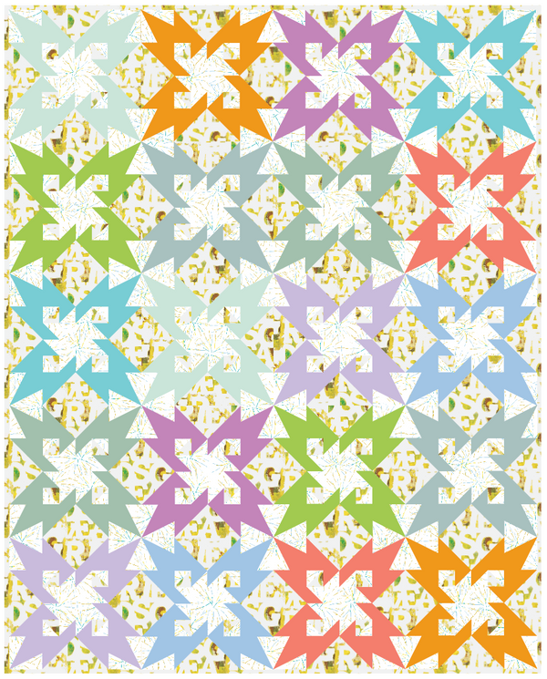 *NEW* Tooth and Nail Quilt Kit - Beach color version - Victoria Findlay ...