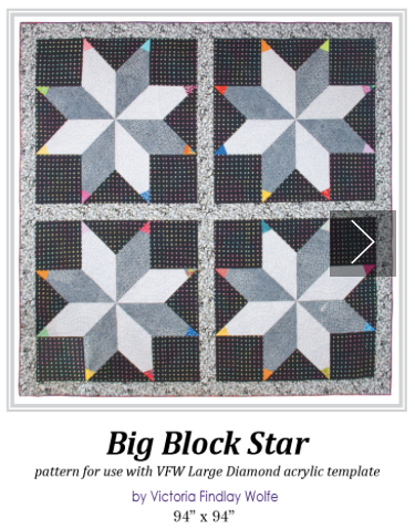 *BestSellers* Big Block Star: Pattern & Template - Victoria Findlay ...